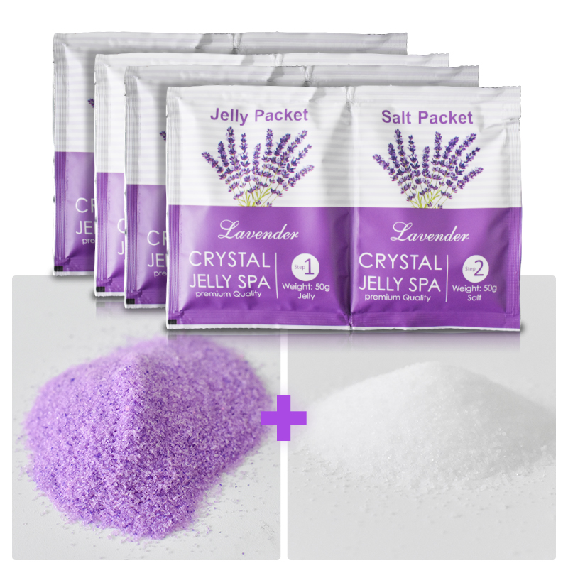 Custom Relax Relieve Skin Stress Soothe Lavender Jelly Foot Spa ...